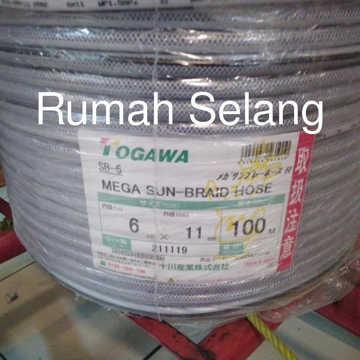 Jual Selang Benang Togawa 1/4 Inch Japan / Selang Benang 6 x 11 mm ...