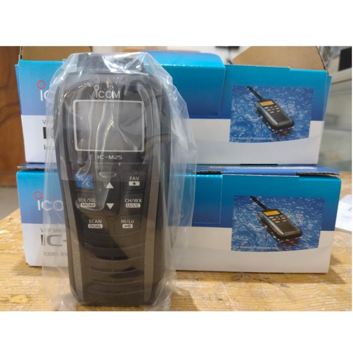 Jual HT ICOM IC-M25 Floating Handheld VHF RadioMarine Tranceiver ...