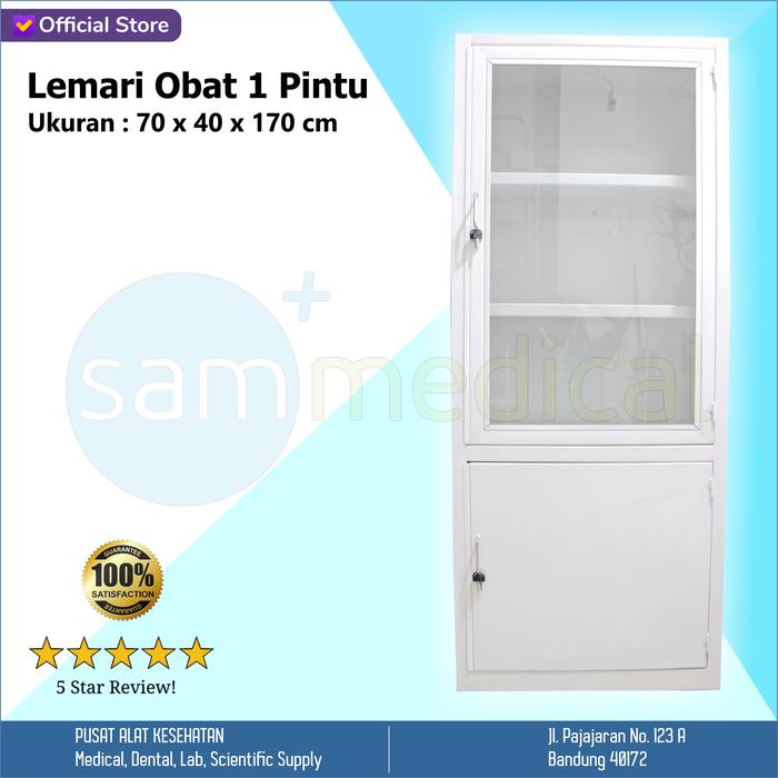 Promo Lemari Obat 1 Pintu | Lemari Obat Kaca Besi Rumah Sakit | Kabinet ...