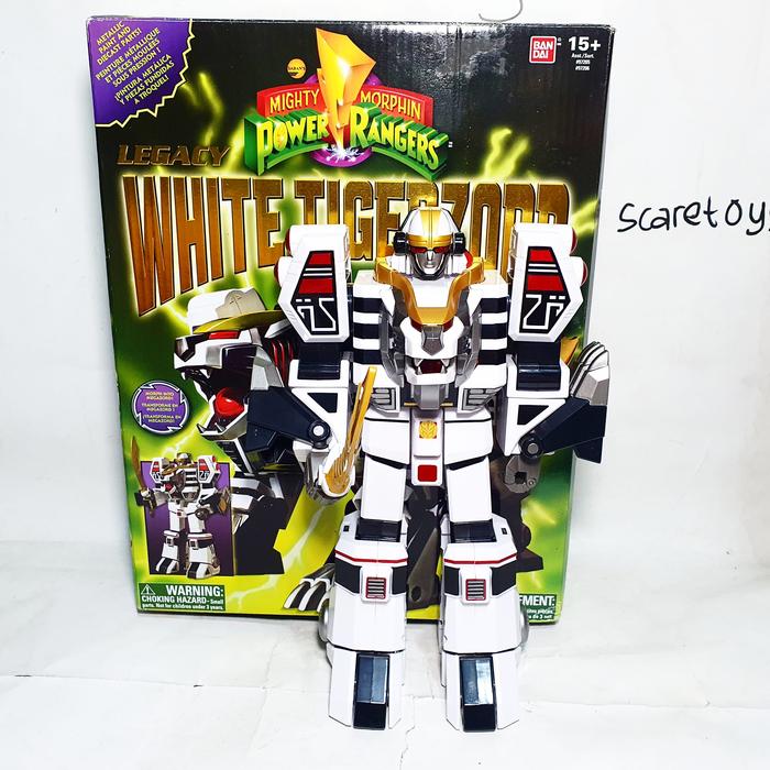 Jual Power Rangers Mighty Morphin Legacy White Tigerzord Won Tiger ...