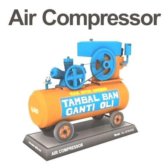 Jual diy miniatur papercraft compressor - Kota Bogor - zen community ...