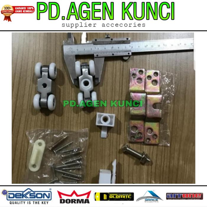 Jual roda sliding rel pintu geser asli dari rel roda husky 100kg all ...