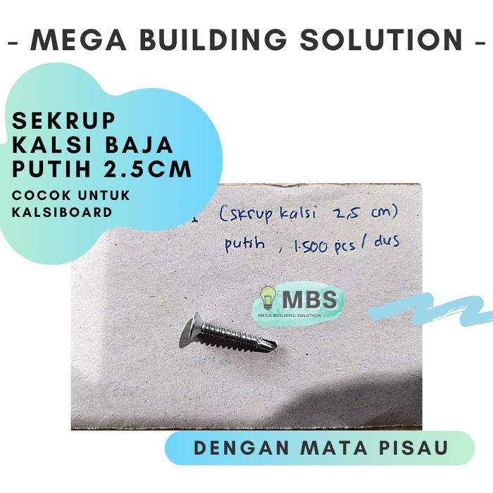 Jual Skrup / Sekrup Kalsi, Skrup Kuning GRC, 1,9 cm - 4,5 cm - SATUAN ...