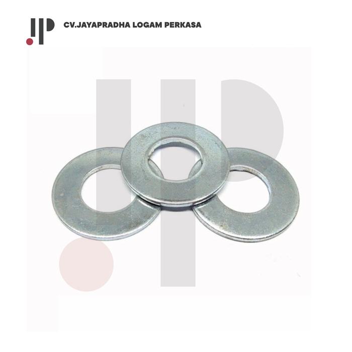 Jual M16 Ring Plat Galvanis Putih WP Washer Plate 16mm - Jakarta Utara ...