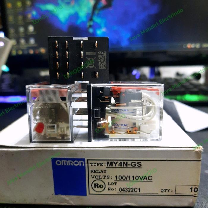 Jual RELAY OMRON MY4N-GS 110VAC MY4NGS ORIGINAL - Kota Bandung - Jaya ...