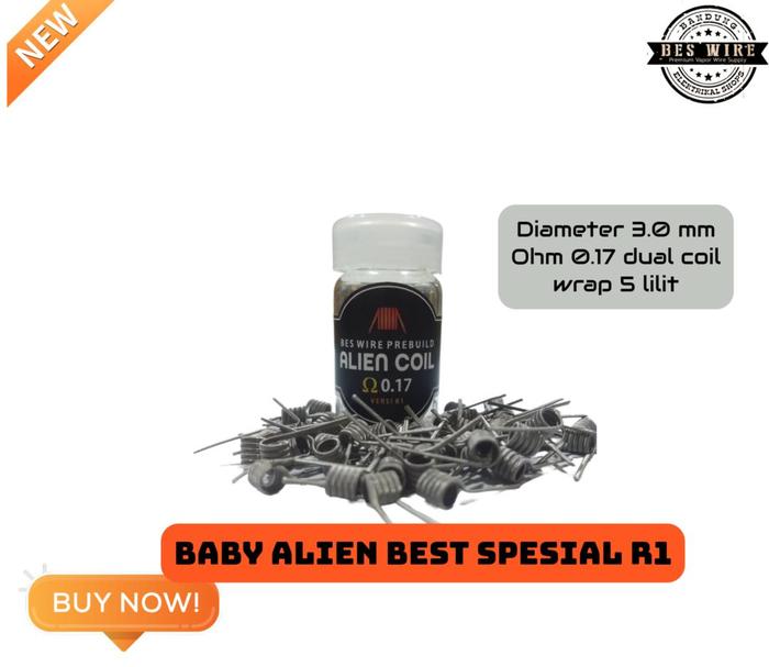 Jual BABY ALIEN COIL BEST SPESIAL R-1 II Coil Mletek-Mletek - Kab ...
