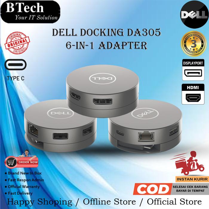 Jual Dell DA305 6-in-1 USB-C Multiport 4K Adapter - Jakarta Pusat ...