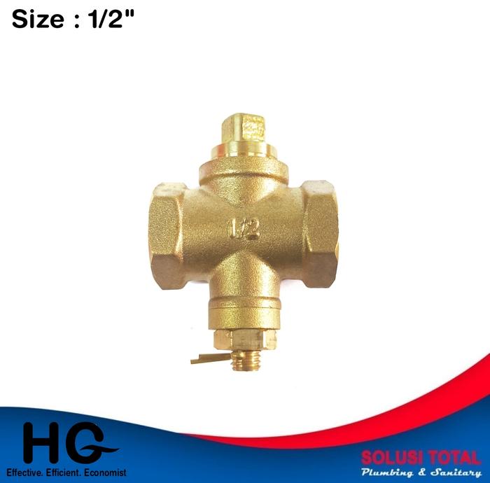 Jual Plug Kran 1/2" HQ Kuningan Brass Pluk Keran Mini PDAM 1/2 Inch ...