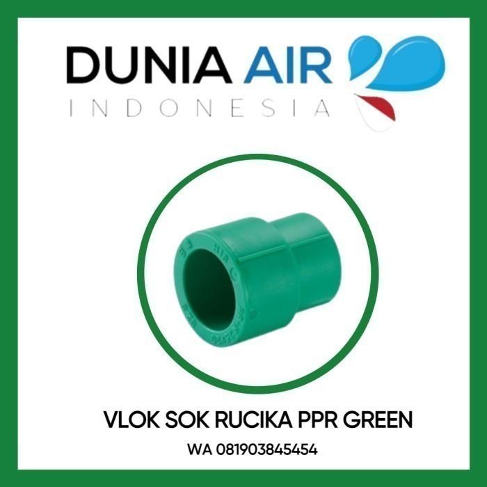 Jual Rucika Reducer 2" x 1" 63 x 32 mm Vlok Sok PPR Tigris Green - Kota ...