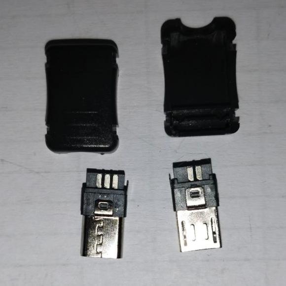 Jual Jack Micro USB Socket Connector Male DIY Soket Mi 3P 5P - 5P ...