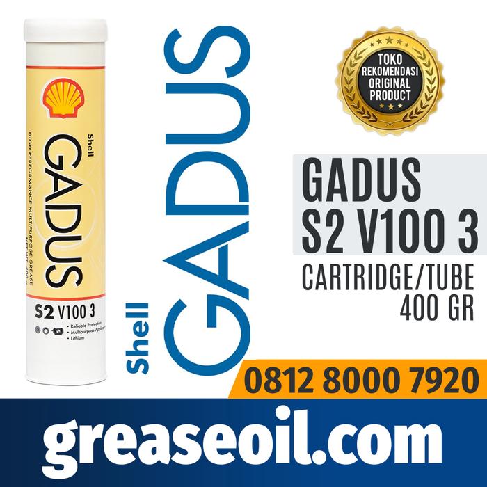 Jual SHELL GADUS S2 V100 3 Grease 400 Gr Cartridge Tube - Kota ...