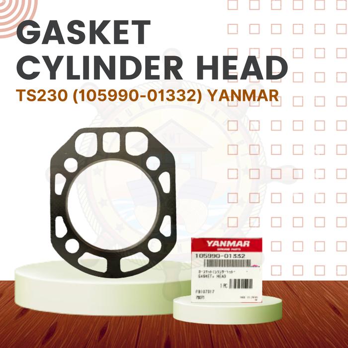 Jual GASKET HEAD TS230 (105990-01332) YANMAR ASLI GENUINE - Kota ...