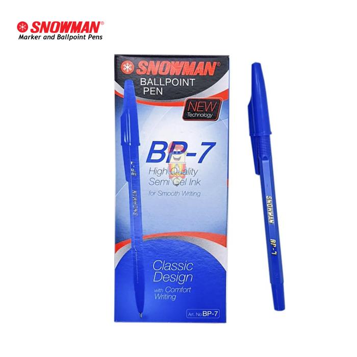 Jual Pena Snowman BP-7 Ballpoint Pen - Hitam - Kota Denpasar - Bali ...