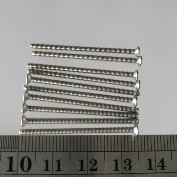 Jual baut countersunk stainless 2 mm panjang 35mm isi 10 bukan merek ...