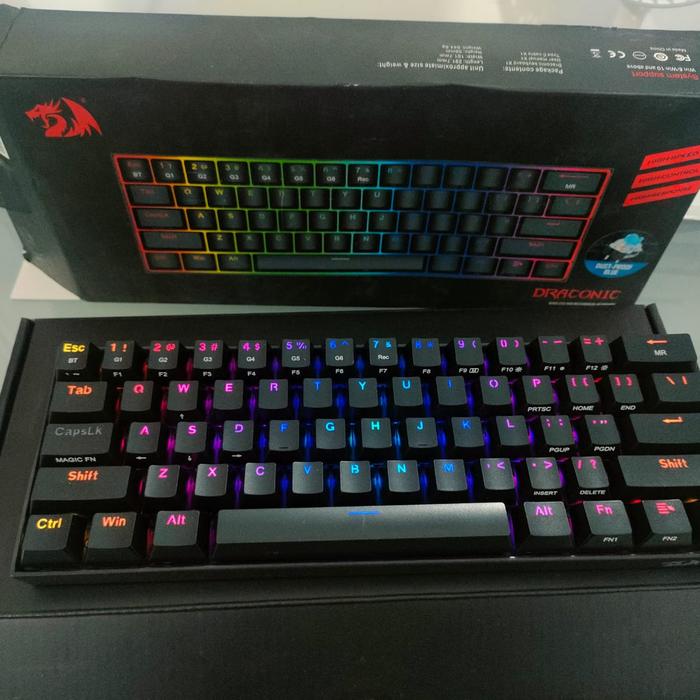 Jual KEYBOARD GAMING MECHANICAL RED DRAGON K540 DRACONIC RGBBLUE SWITCH ...