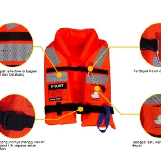 Jual Jaket Pelampung Emergency Rescue Safety Duck III Bersertifikat ...