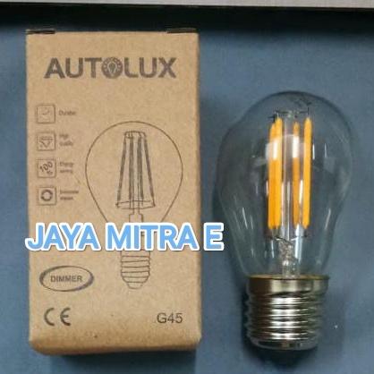 Jual Lampu Bulb LED Filamen 4Watt Dimmable Bohlam Edison Cafe 4w G45 ...
