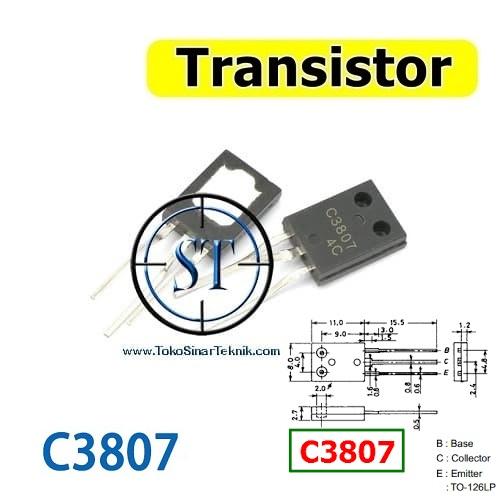 Jual TRANSISTOR C3807 TR C3807 SC3807 2SC3807 SC 3807 ORIGINAL QUALITY ...