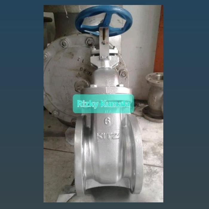 Jual Gate Valve KITZ 6" Inch Cast Iron Flange Jis 10K FCHI - Kota Surabaya - RIZKY KUMALA ...