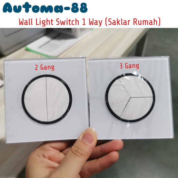 Jual Saklar Lampu Rumah inbow 2 3 4 Gang 1 arah way tombol bulat ...