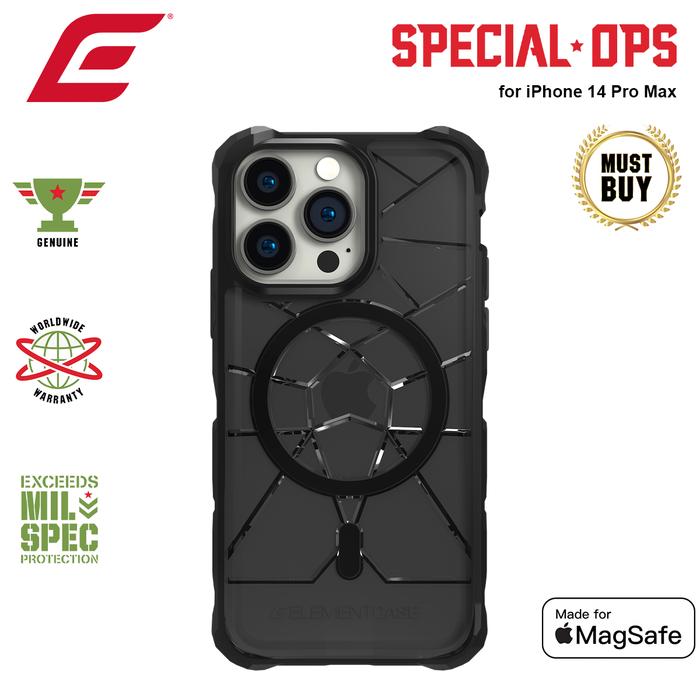 Promo Casing iPhone 14 Pro Max Element Case SPECIAL OPS X5 with MagSafe ...