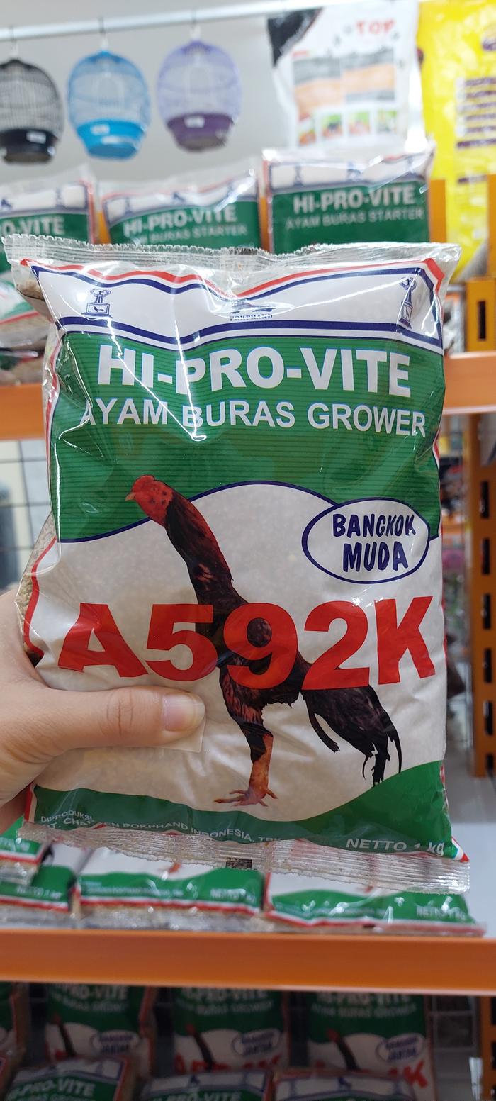 Jual Makanan/Pakan/Pur Ayam Hi-Pro-Vite 592K/592-K/A592K Pokphand 1 Kg ...