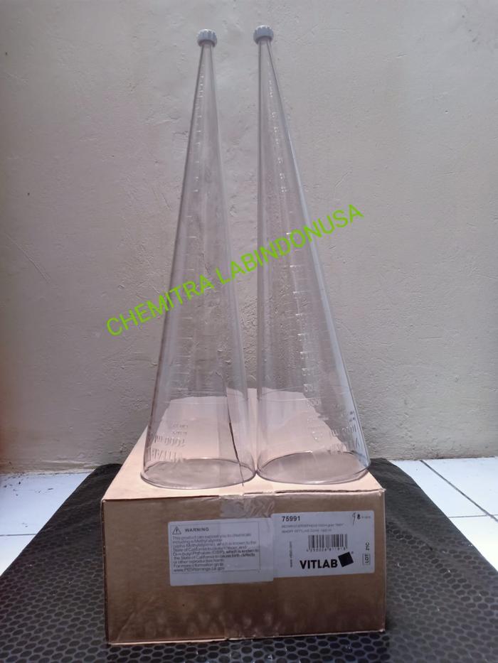 Jual Sedimentation cone / Imhoff cap 1000 ml bahan SAN VITLAB GERMANY - Kab. Bekasi - CHEMITRA ...