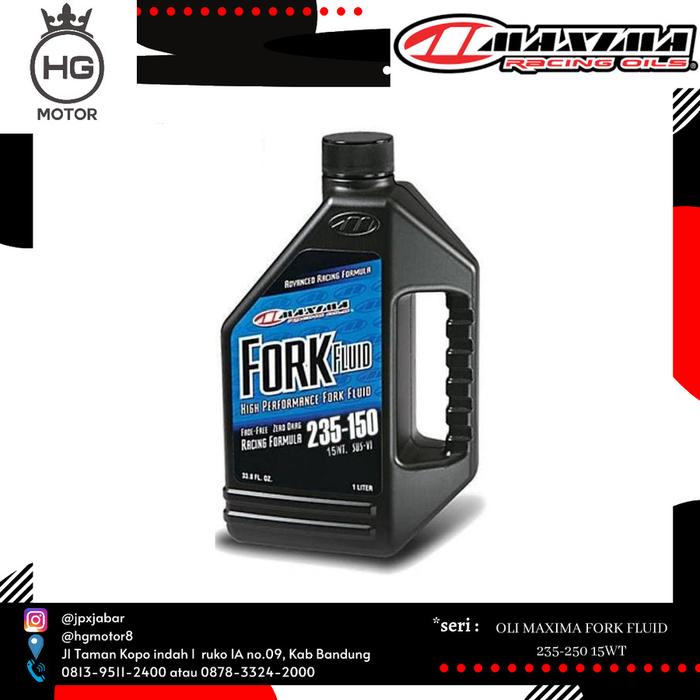 Jual OLI MOTOR MAXIMA FORK FLUID 15WT - oli shock untuk segala jenis motor - Kab. Bandung - HG ...