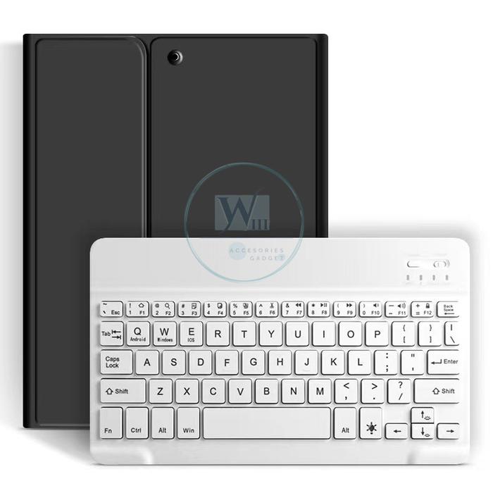 Promo FLIP KEYBOARD S4MSUNG TAB A7 10.4 T500 T505 FLIP COVER MAGNETIC ...