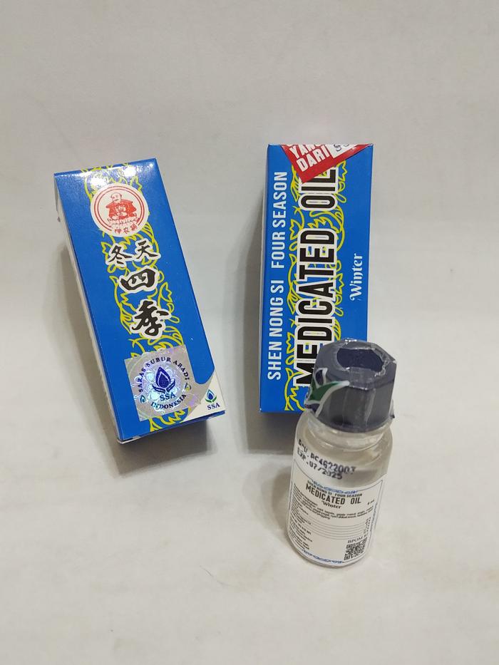 Jual Shen Nong si Four Season Medicated Oil 12ml-20ml-40ml Minyak Angin ...
