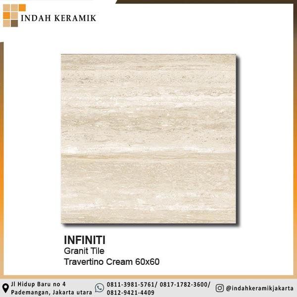 Jual HT Granite Granit Tile INFINITI Travertino 60x60 - Jakarta Utara ...