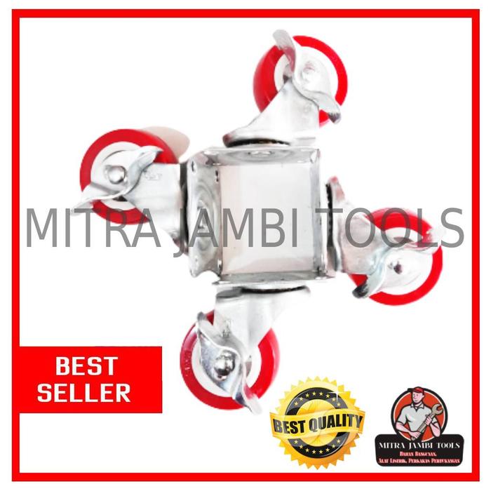 Jual RODA NYLON HIDUP REM MERAH 2 INCH PER KOTAK - Kota Jambi ...