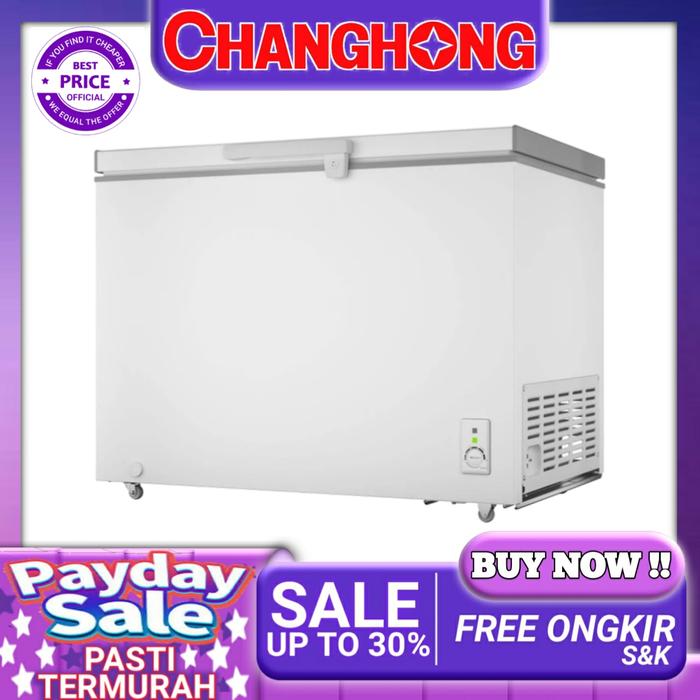 Jual CHEST FREEZER CHANGHONG FCF 396DW FCF396DW FREEZER BOX 330L LOW ...
