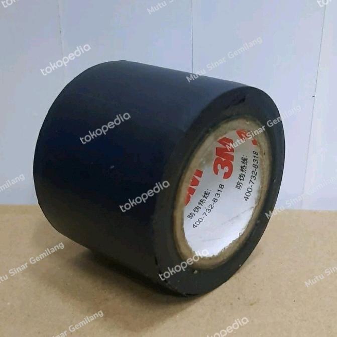 Jual Isolasi 3M Hitam 2in / Isolasi Vinyl Electrical Tape Hitam ...
