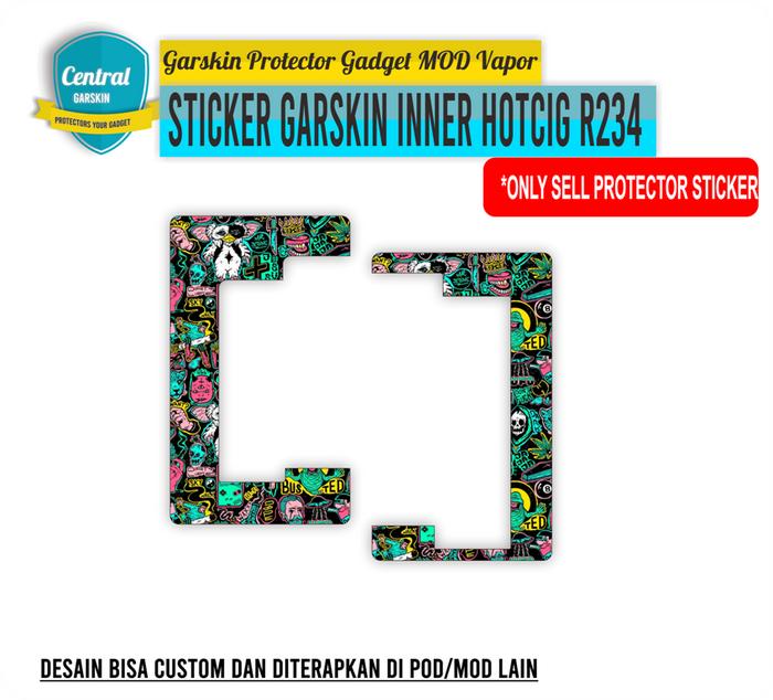 Jual Sticker Garskin INNER Hotcig R234 green 2 - Kab. Bantul - Central ...