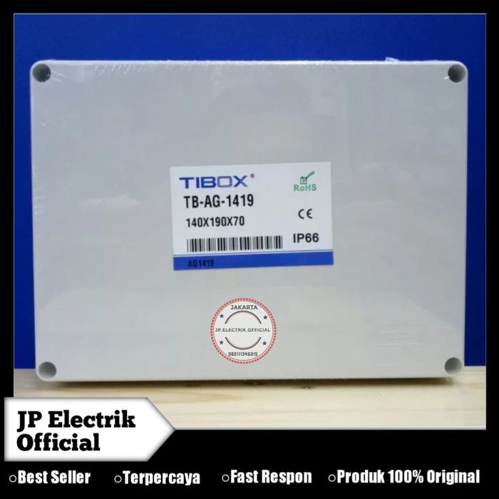 Jual Tibox Junction Box Plastik 140x190x70mm TB-AG-1419 - Jakarta Pusat ...