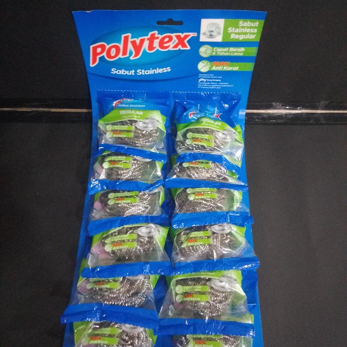 Jual sabut stainless polytex kawat kawat cuci piring isi 12 pcs - Jakarta Selatan - MAJU BERSAMA ...