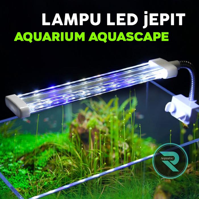 Jual lampu LED aquarium aquascape jepit hemat energy 3 watt - Kab ...
