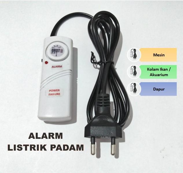 Jual Power Failure Alarm Sensor Alarm Mati Listrik PLN Padam baterai ...