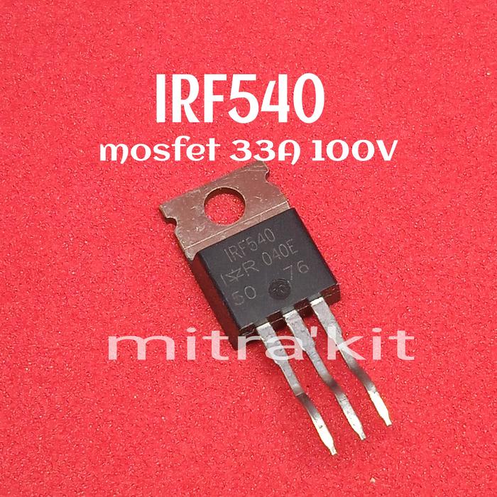Jual International Rectifier IRF540 N-Channel mosfet 33A 100V - Kota ...