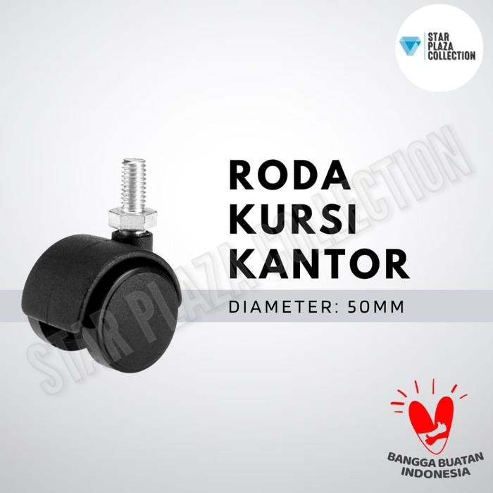 Jual Roda Kursi Kantor / Rak - Roda Caster / Roda Castor - Tipe Drat ...