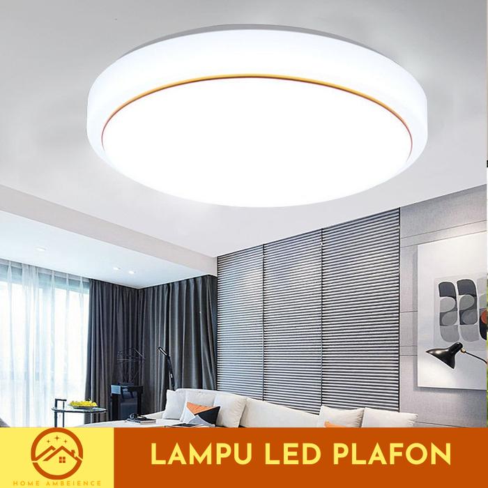 Promo Lampu Hias Atap Plafon LED Minimalis Modern Elegan Bulat Warm ...