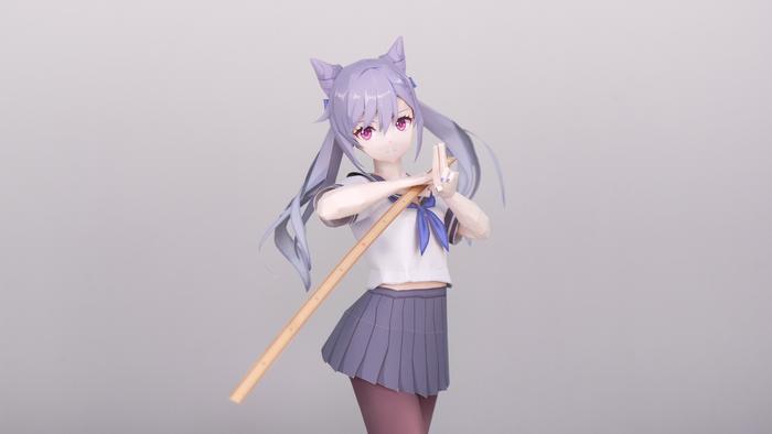 Jual Genshin Impact Figure Papercraft - Keqing (Uniform) - Kota Depok ...
