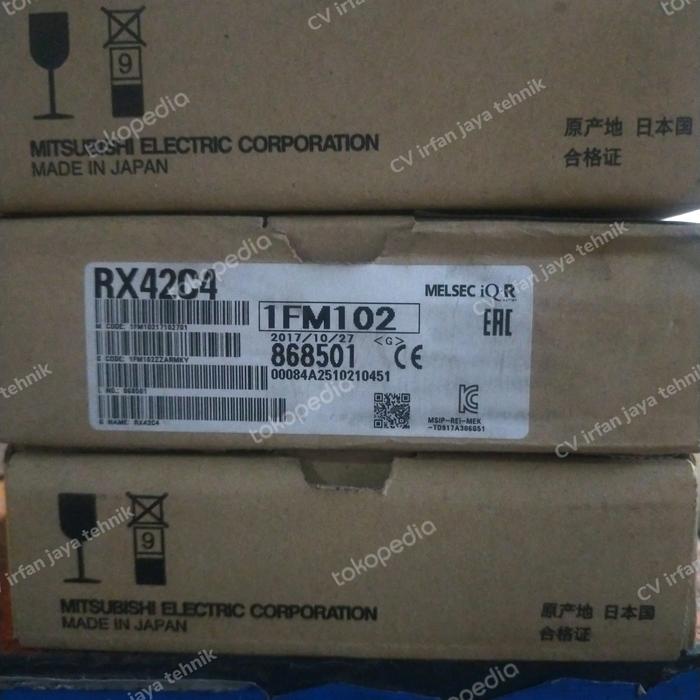 Jual PLC Mitsubishi MELSEC iQ R RX42C4 programmable controller asli 100 ...
