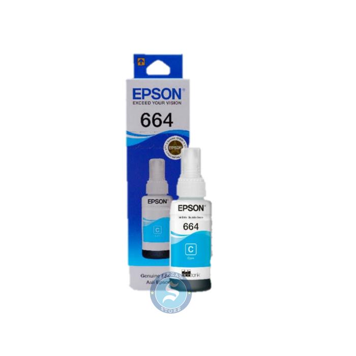Jual Tinta Epson 664 NEW Original Black & Colour For Printer L110 L210 ...