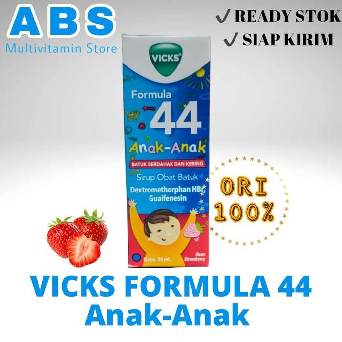 Jual Vicks Formula 44 Anak-Anak syrup 54 ml sirup - Kab. Bogor - ABS ...