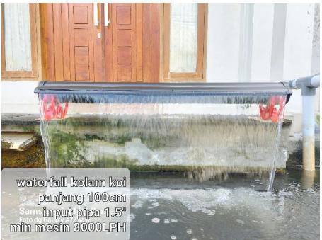 Jual waterfall kolam koi portable panjang 1 meter - Jakarta Timur ...