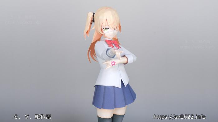 Jual Genshin Impact Figure Papercraft - Fischl/Amy (Uniform) - Kota ...