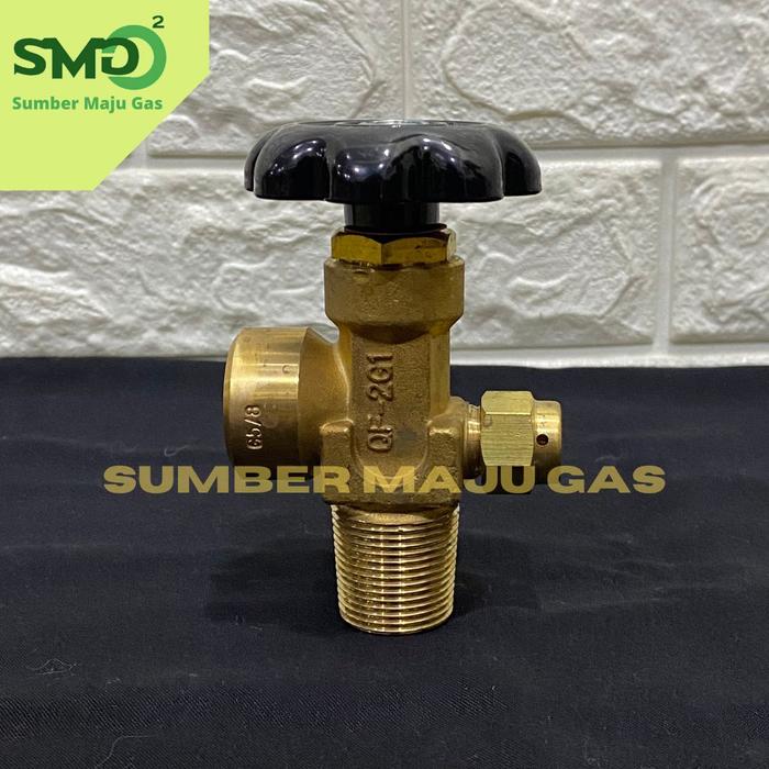 Jual Kran Valve Tabung Oksigen Oxygen / Nitrogen / Argon / Helium ...