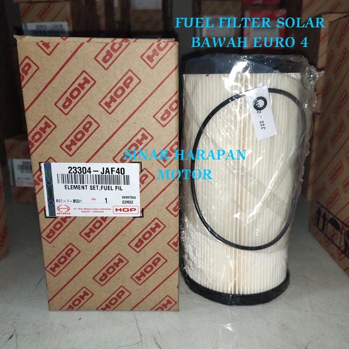 Jual FILTER SOLAR HINO EURO 4 NEW 23304-JAF40 ELEMENT FILTER SOLAR ...